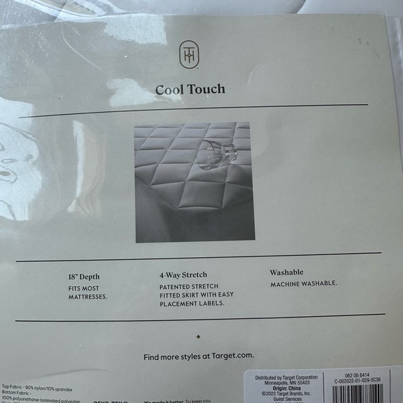 Threshold | Bedding | Threshold Cool Touch Mattress Pad King Size ...